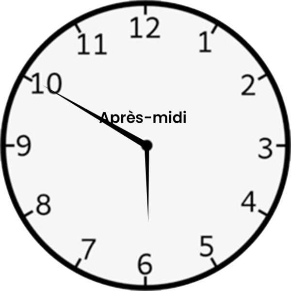 Dire et écrire l'heure en français